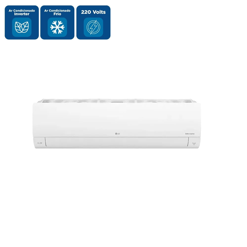Ar Condicionado Split Hi Wall R32 LG Dual Inverter Voice + ai 12000 BTU ...