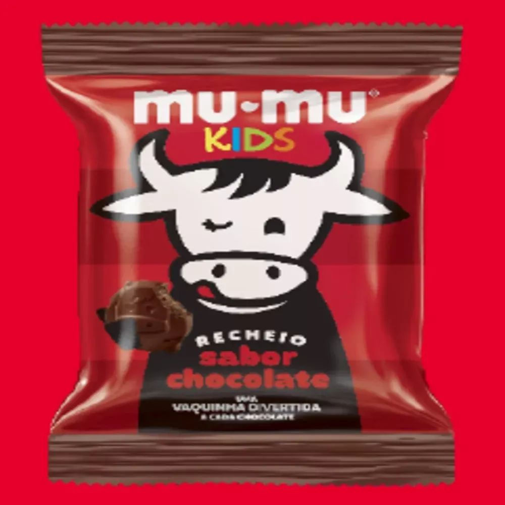 Barra de Chocolate Recheado Mu-Mu Kids Chocolate 15,6g - Neugebauer em ...