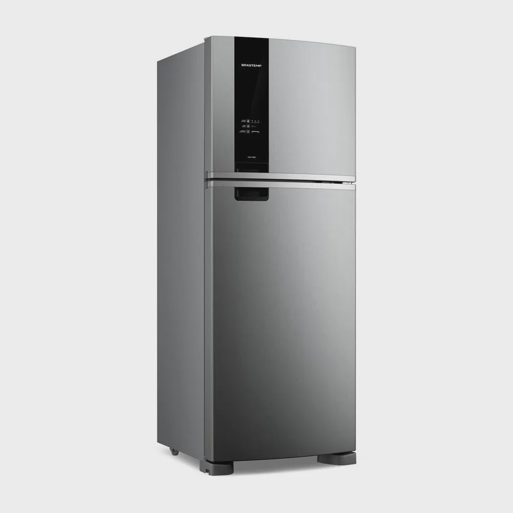 Geladeira Duplex Frost Free 461 litros a + + + cor Inox com tecnologia ...