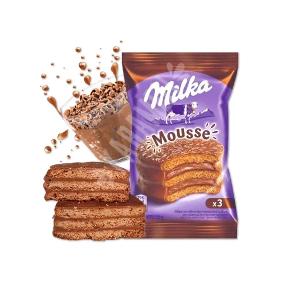 Alfajor Milka Argentino Mousse Triplo 55g - 3 Unid em Promoção ...