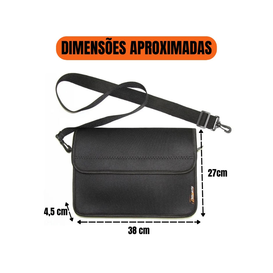 Capa Case Pasta Mala Maleta Bag Bolsa Carteiro Para Notebook de 14.1 e ...