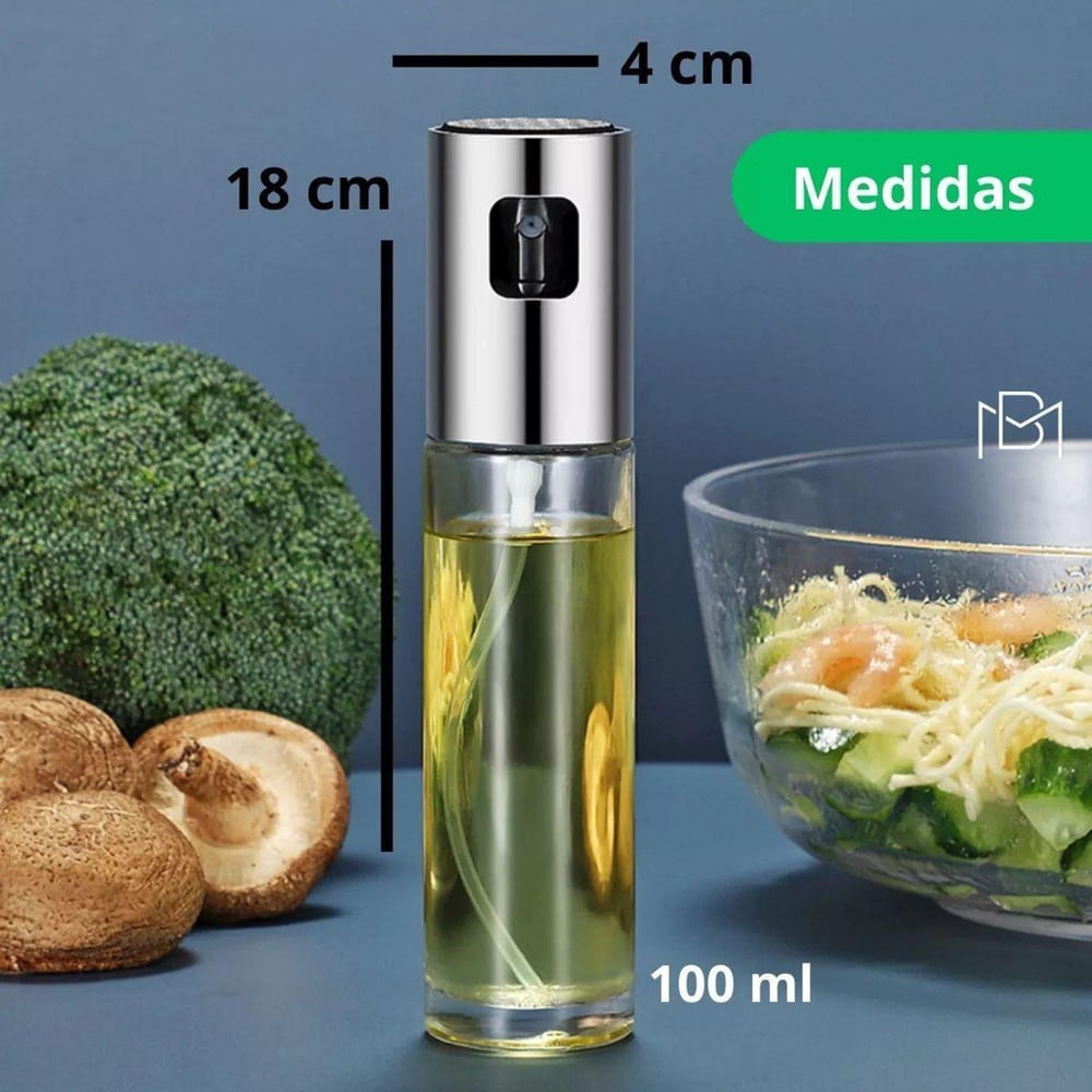 Spray Gourmet De Azeite Óleo Garrafa De Vidro 100Ml em Promoção ...