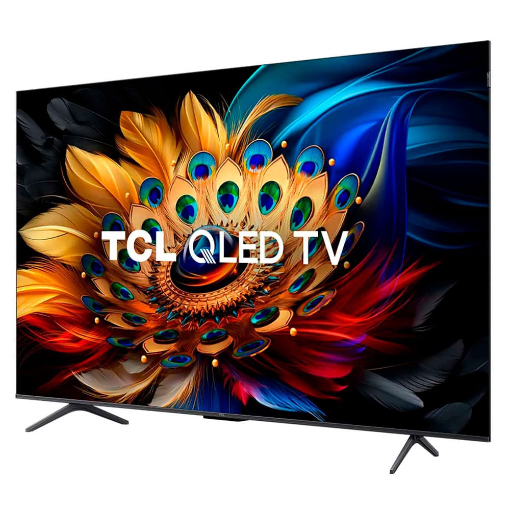 Smart TV tcl 55 Polegadas 55C655 4K uhd qled HDR10 + Google TV Dolby ...