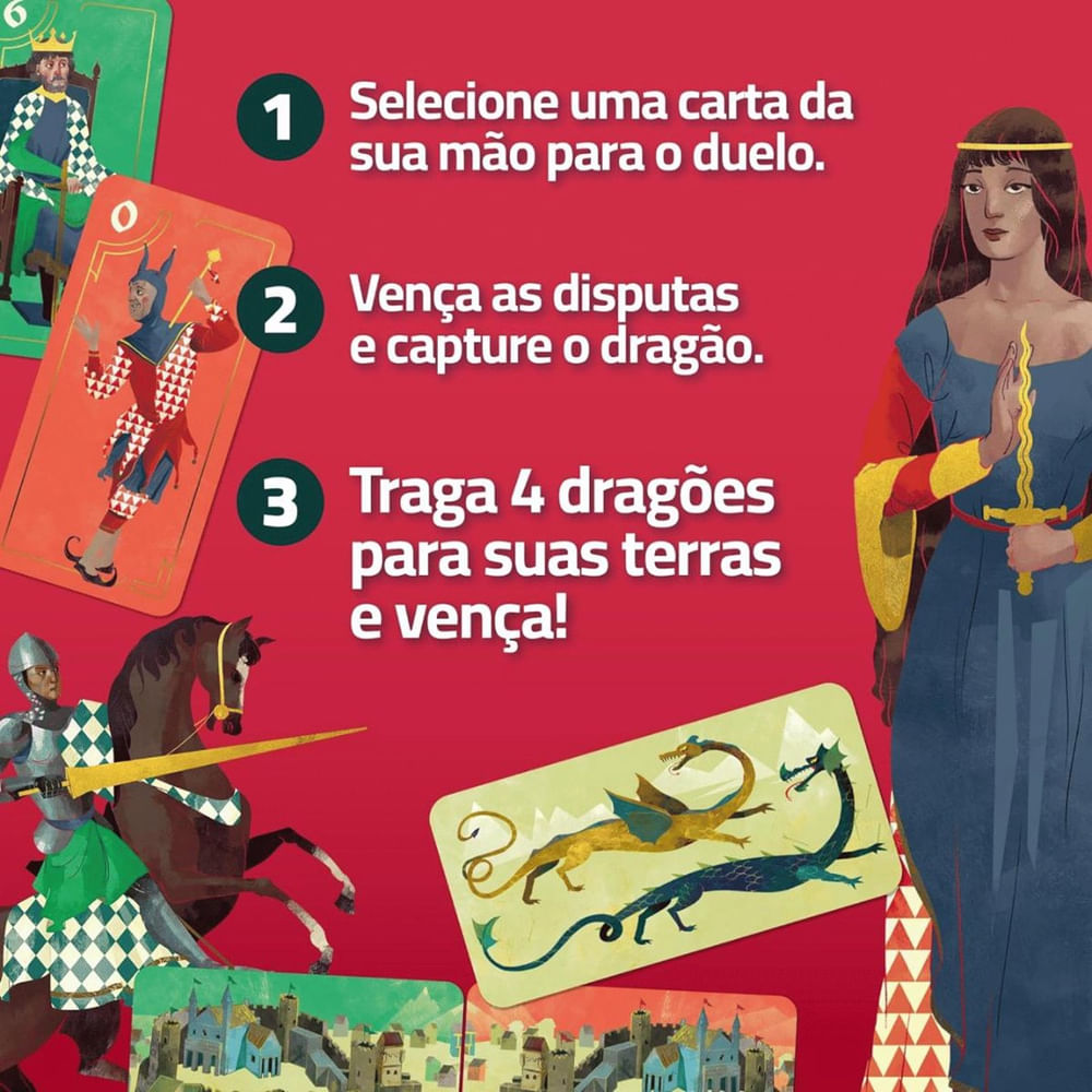 Jogo de Cartas Infantil Duo Regna PaperGames J073 em Promoção | Ofertas ...