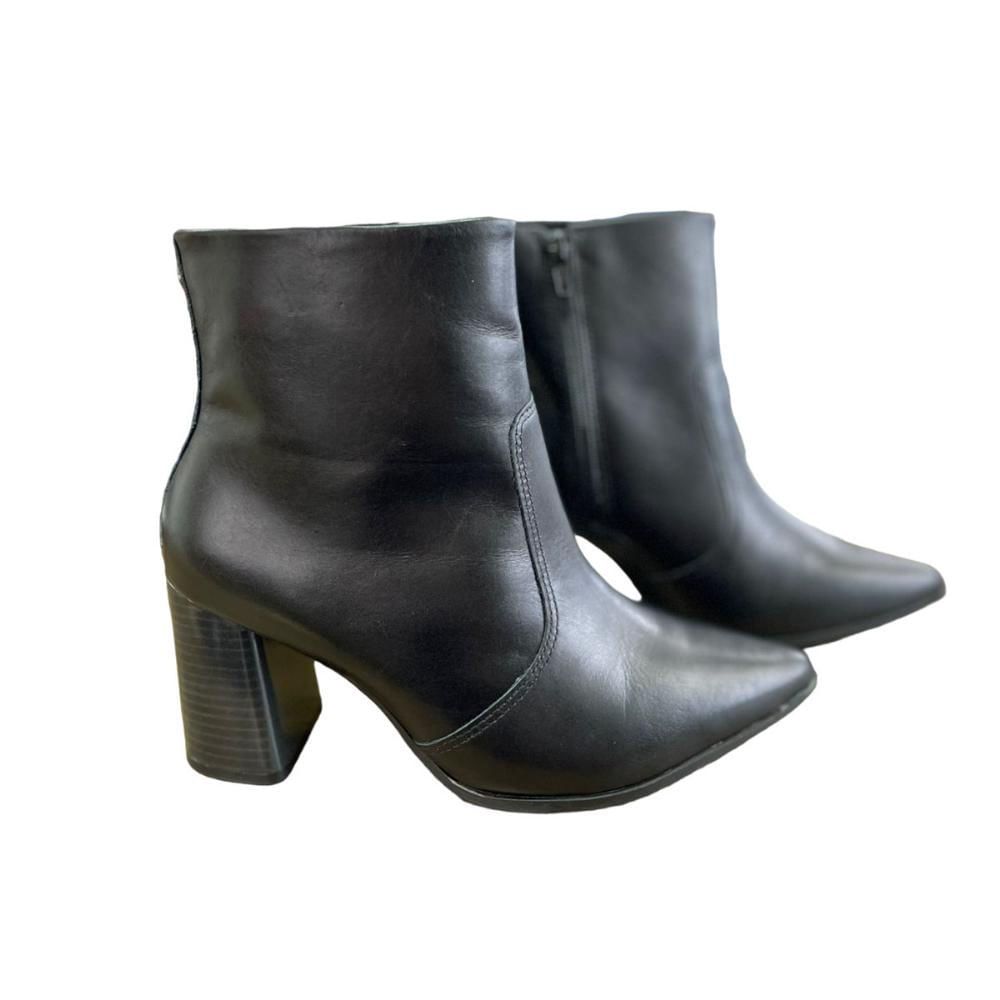 Bota fem REF:2468101 ramarim couro bico fino em Promoção | Ofertas na ...
