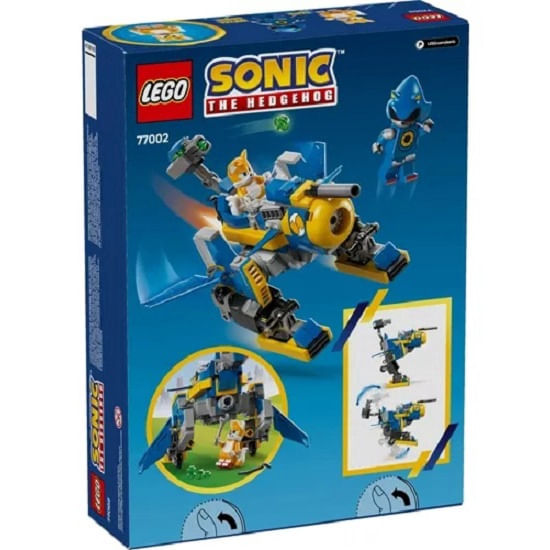 Lego 77002 Sonic - Tails Cyclone Vs Metal Sonic – 290 peças em Promoção ...