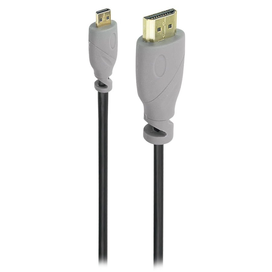 Cabo Micro hdmi para hdmi 2.0 Ultra HD 4K 19 Pinos 3 Metros em Promoção ...