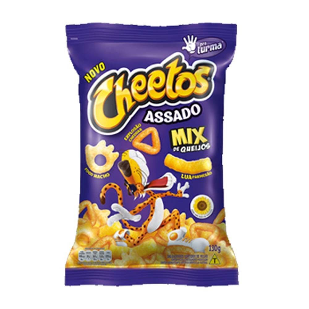Salgadinho de Milho Sortido Mix de Queijos Elma Chips Cheetos 130g em ...