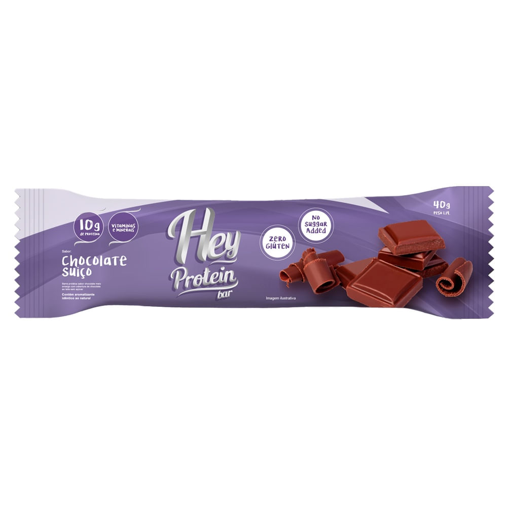 Barra Proteina Choc Sui 40G Hey Protein em Promoção | Ofertas na ...