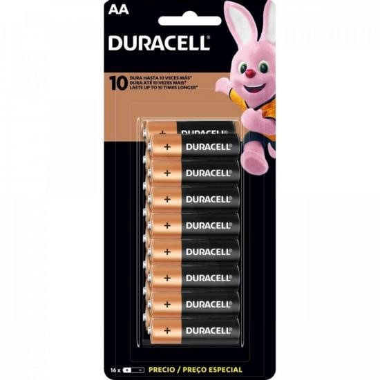 Pilha Alcalina aa Duracell cartela c/ 16 pilhas em Promoção | Ofertas ...