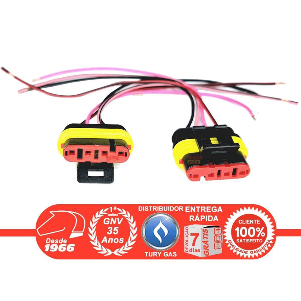 Conector 4 Pinos Fios Do Chicote Do Kit Interface Usb Gnv em Promoção ...