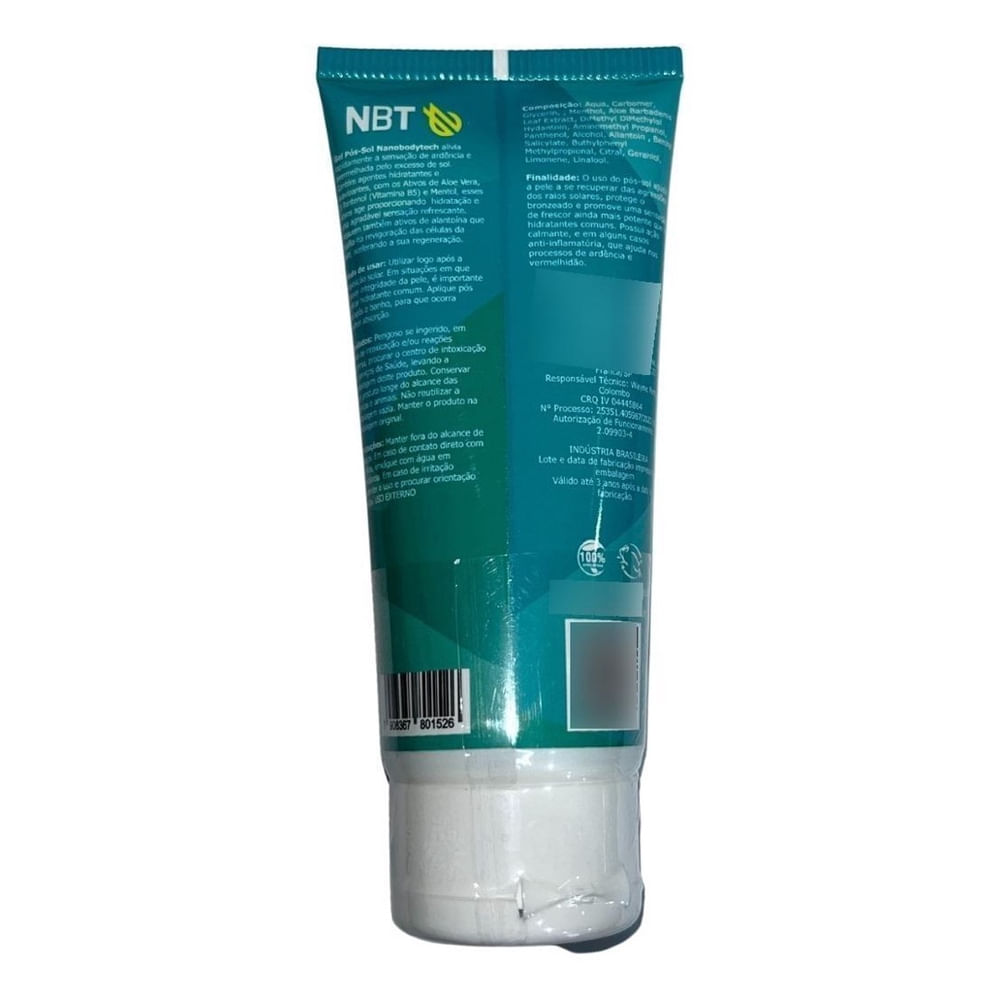 Creme Pós Sol Hidratante Aloe Vera Alantoína Nanobody Tech em Promoção ...