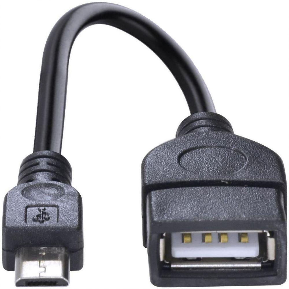 Adaptador Usb Fêmea Para Micro Usb Com Função Otg Ufmu-otg em Promoção ...