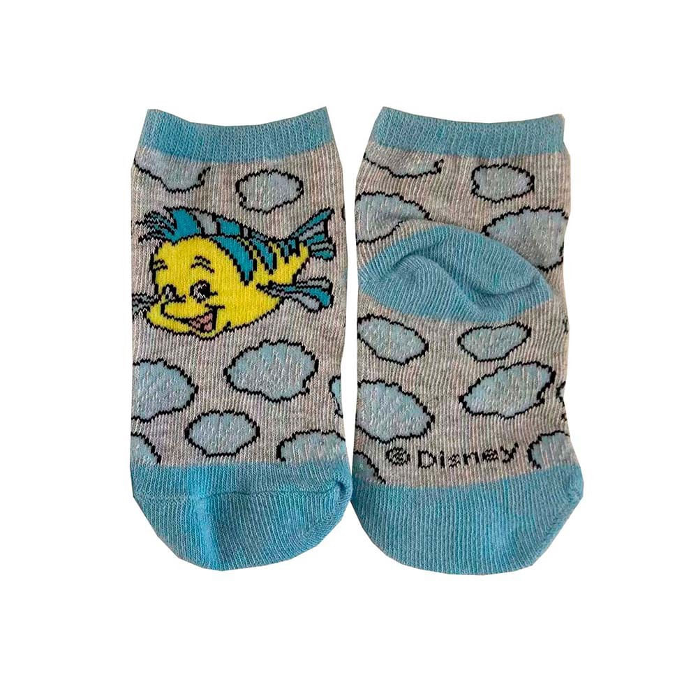 Kit meia Disney bb com 4 pares - 2 pares Ariel e 2 pares Pooh Basic ...