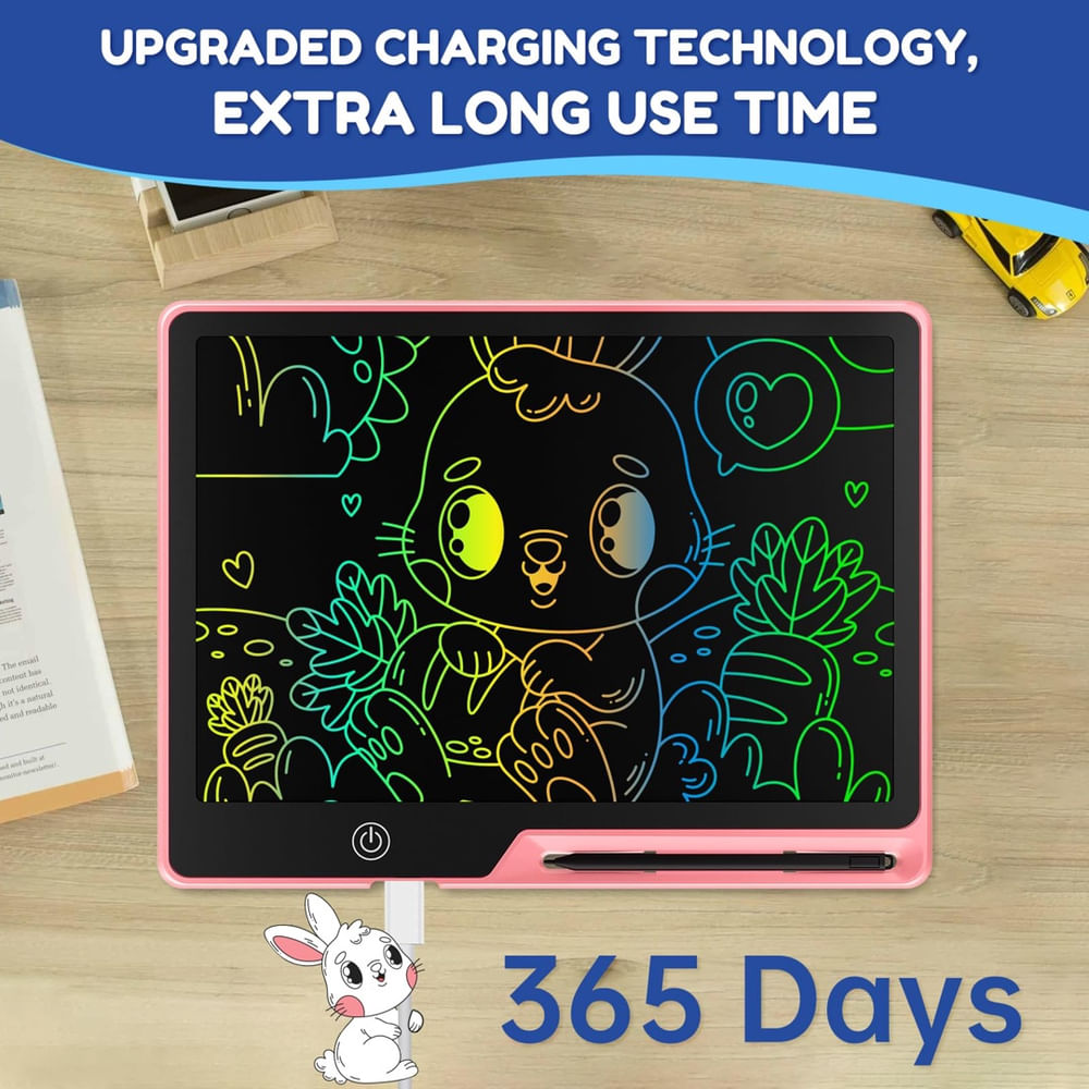 Tablet de escrita lcd poperfun recarregável de 13 polegadas para ...