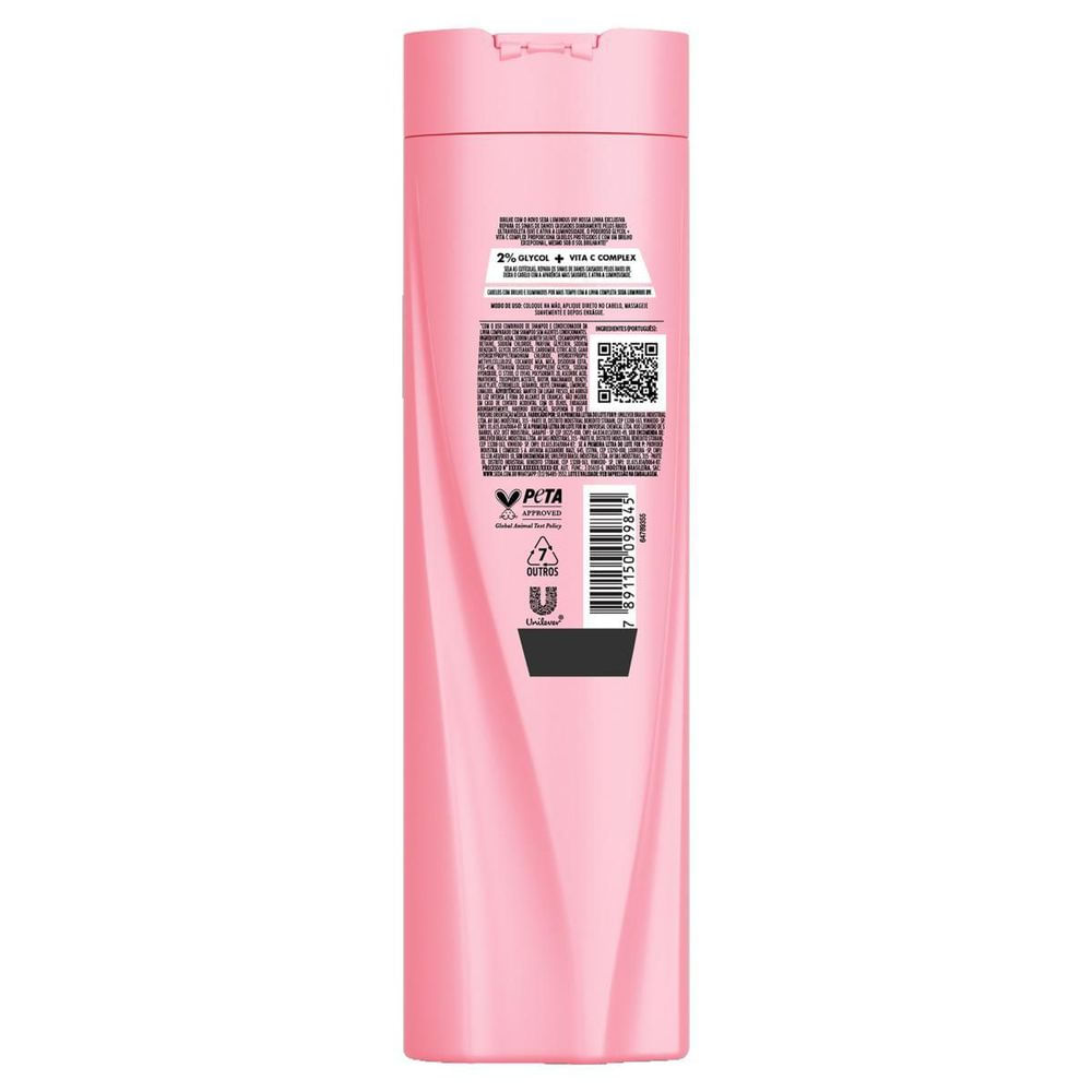 Shampoo Seda Luminous UV 2% Glycol e Vita C Complex 300ml em Promoção ...