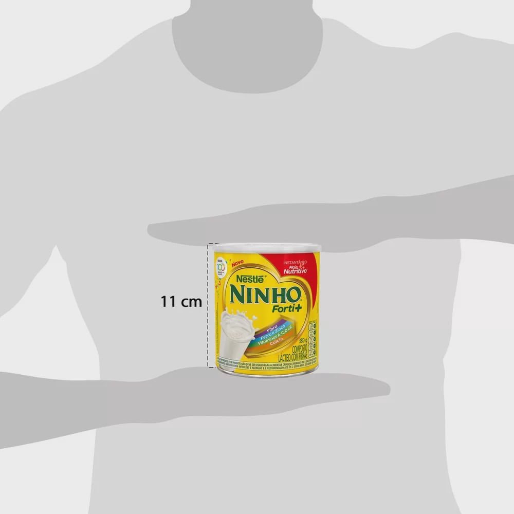 Composto lácteo ninho forti + instantâneo lata 380G em Promoção ...