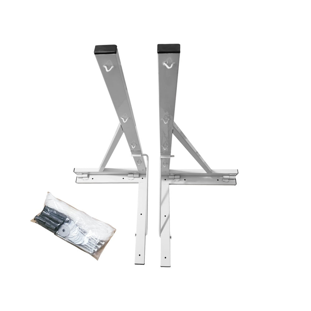 Varal Articulado Moderno Estilo Mão Francesa Reforçado, Branco ...