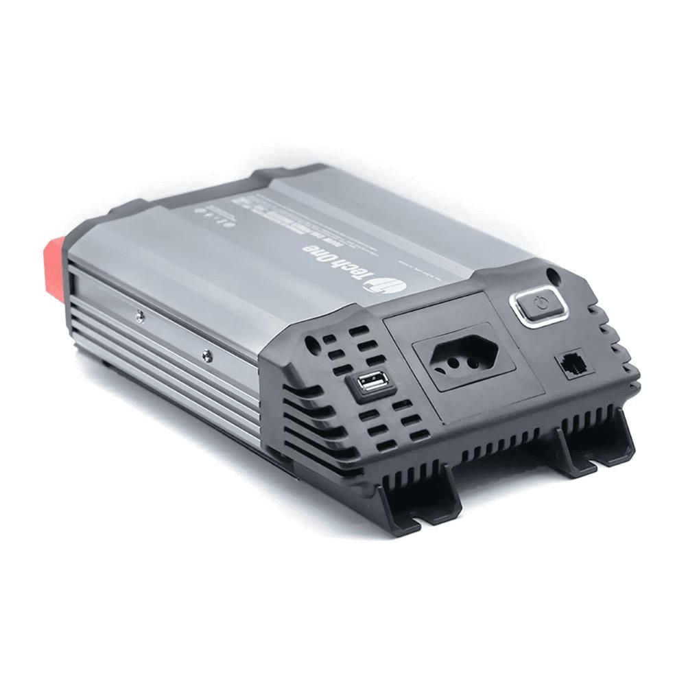 Inversor de Voltagem tech one 400W Nominal 800W de Pico 24V 110V em ...