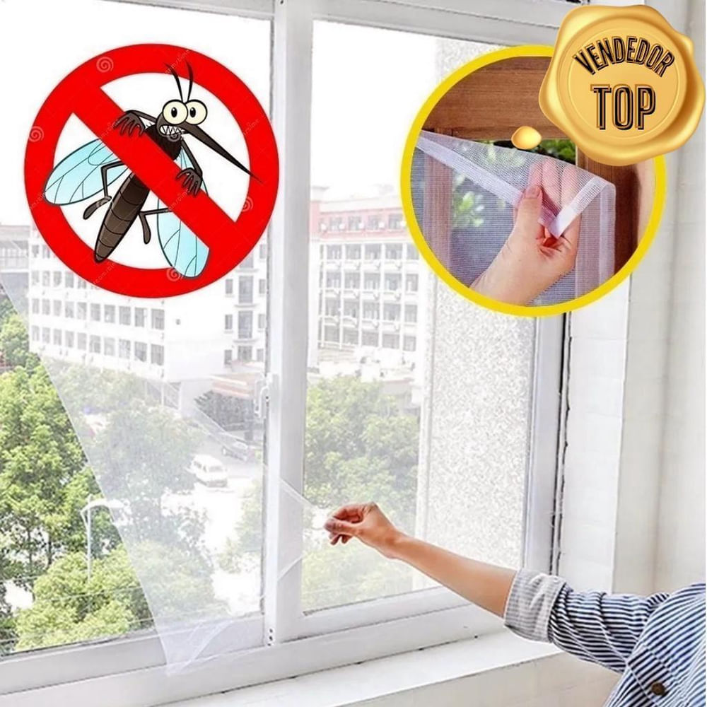 Super Tela Micro Rede Mosquiteira Magnética Janela 150X180 em Promoção ...