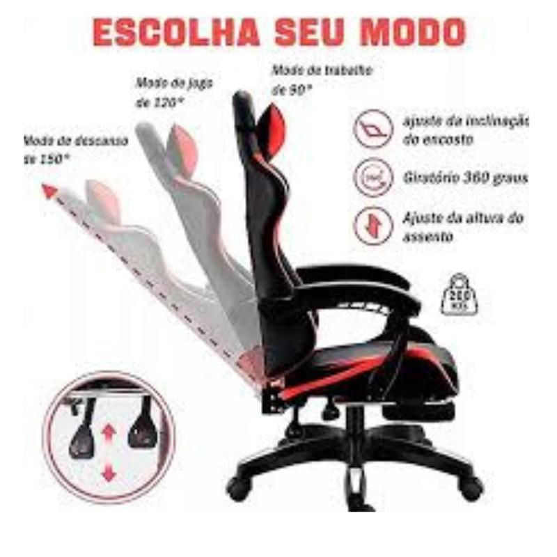 Cadeira Gamer Ultra Python Fly Vermelha em Promoção | Ofertas na Americanas