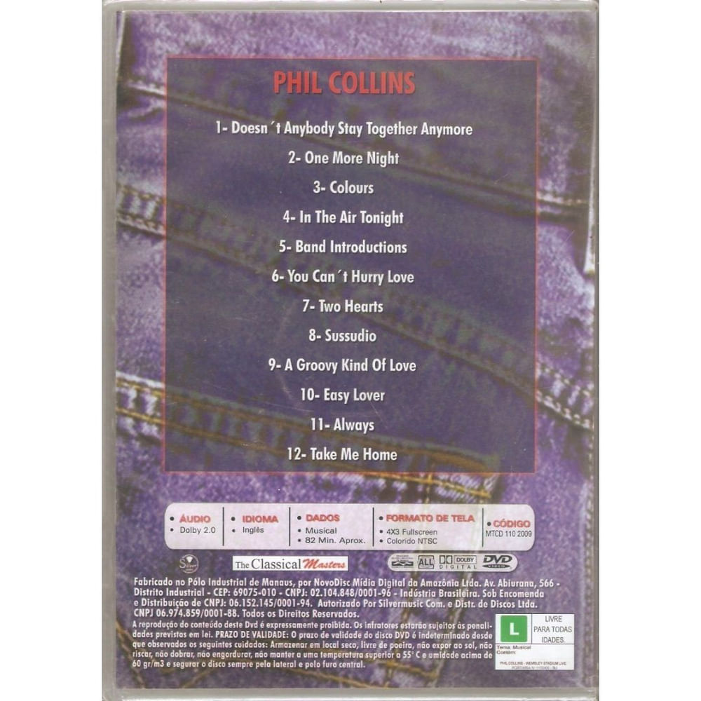 Dvd Phil Collins em Promoção | Ofertas na Americanas