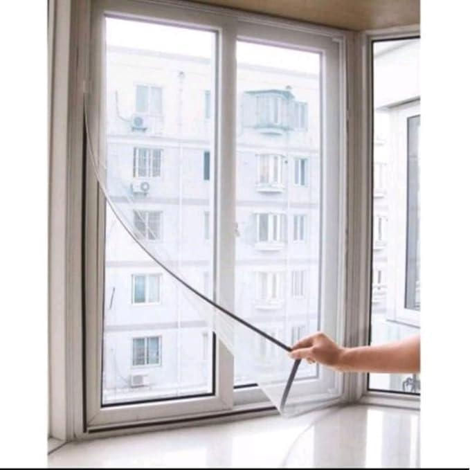 Kit 2 Super Tela Micro Rede Mosquiteiro Janela Inseto + Fita em ...