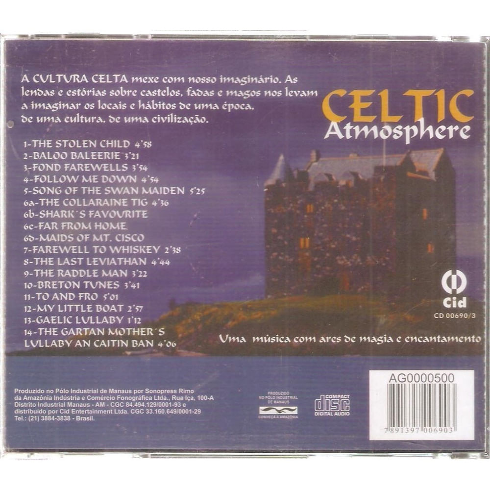 Cd Celtic - Atmosphere em Promoção | Ofertas na Americanas