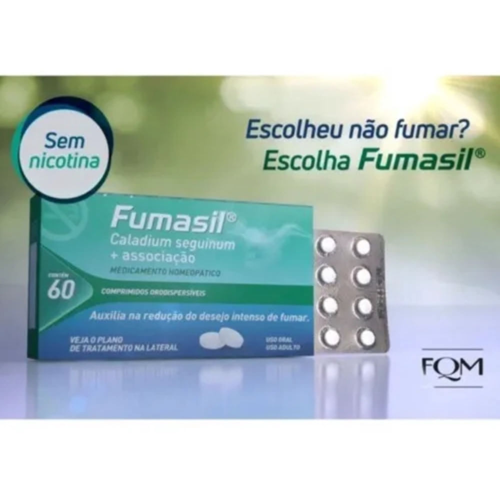 Fumasil Original Com 60 Comprimidos em Promoção | Ofertas na Americanas