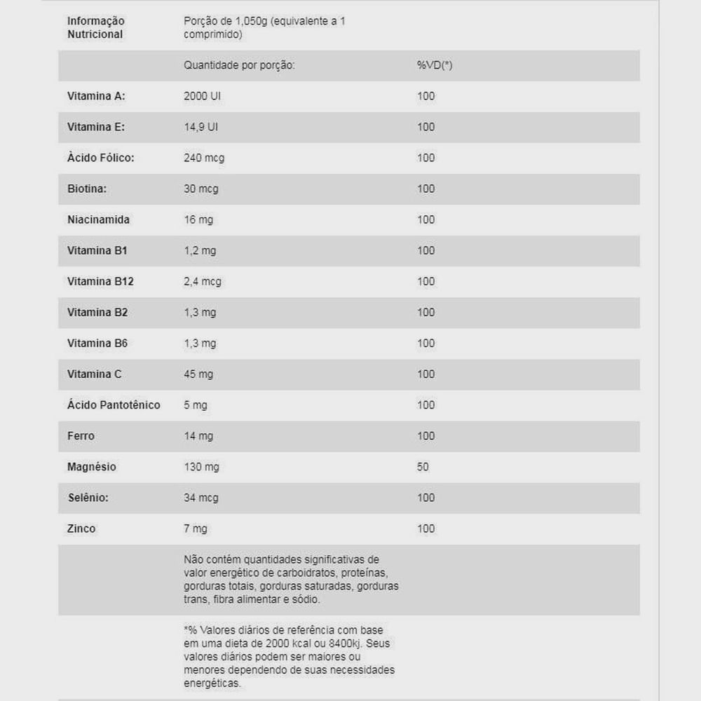 Tacita 30 comprimidos - vitamina cabelos E unhas em Promoção | Ofertas ...
