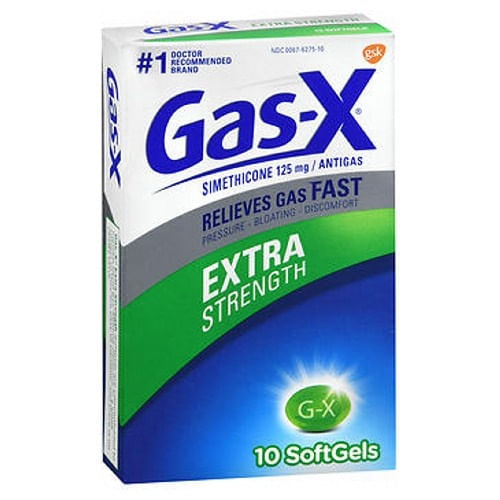 Gas-X Softgels Extra Strength 10 cápsulas da Gas-X (pacote com 6) em ...