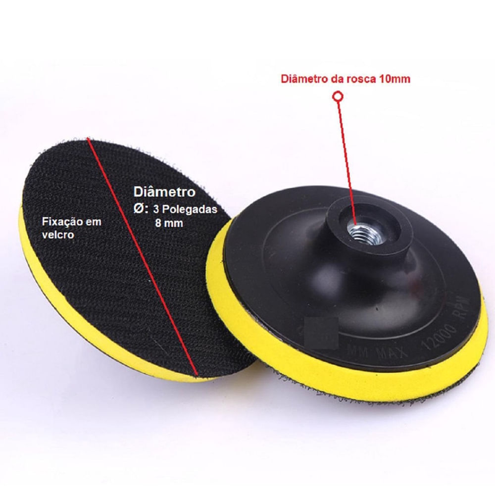 Suporte De Lixa 3 Polegadas Para Furadeira E Parafusadeira em Promoção ...