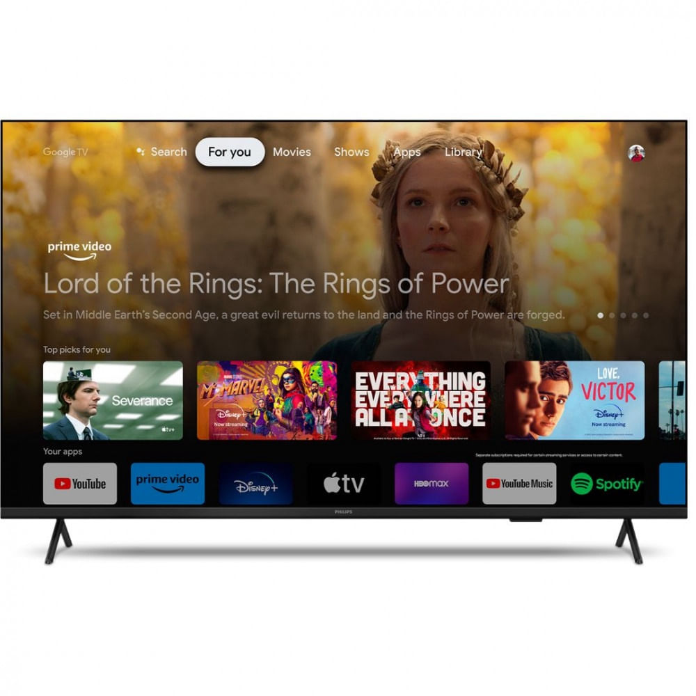 Smart TV 55 Philips 55PUG7408 4K Google TV em Promoção | Ofertas na ...