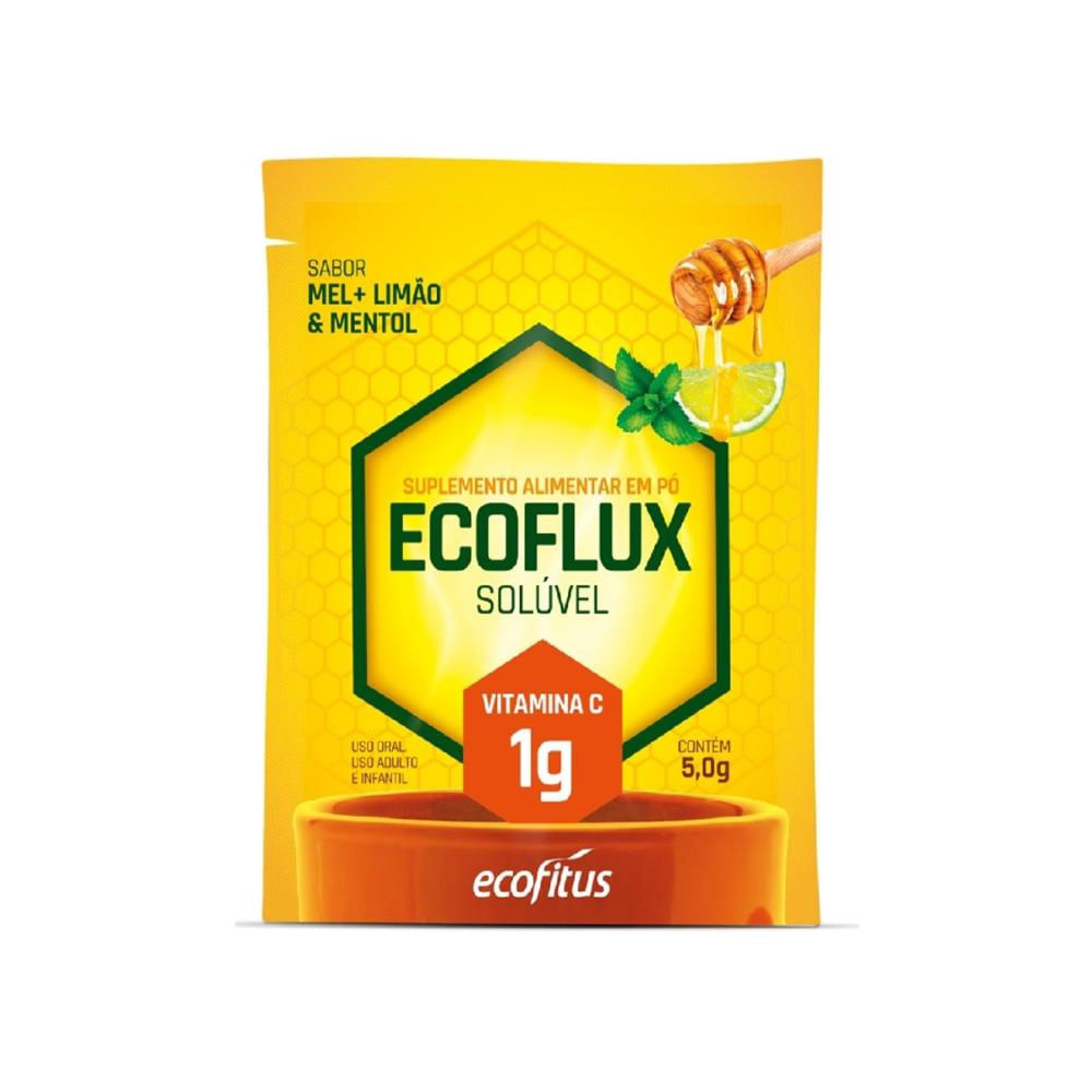 Kit Ecoflux Solúvel Com 6 Displays Com 50 Sachês De 5g Cada em Promoção ...