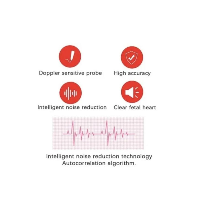 Monitor Doppler Pink Plus 2 Gel First Heartbeats Ultrasound em Promoção ...
