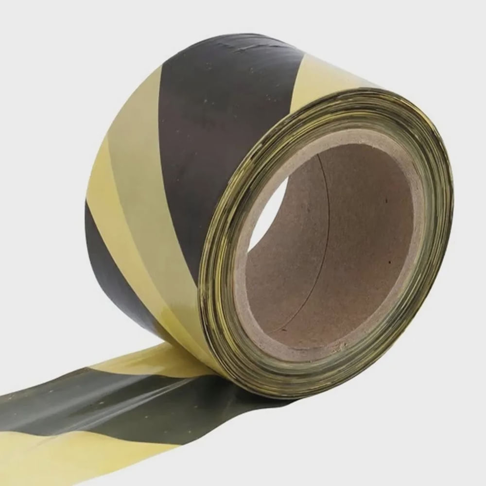 Fita Sinalizaçao Zebrada 200 Metros Segurança Demarcaçao Area Isolada ...