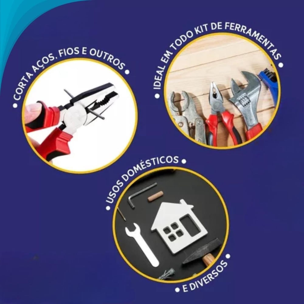 Alicate Profissional 8 Polegadas, E Com Garantia em Promoção | Ofertas ...