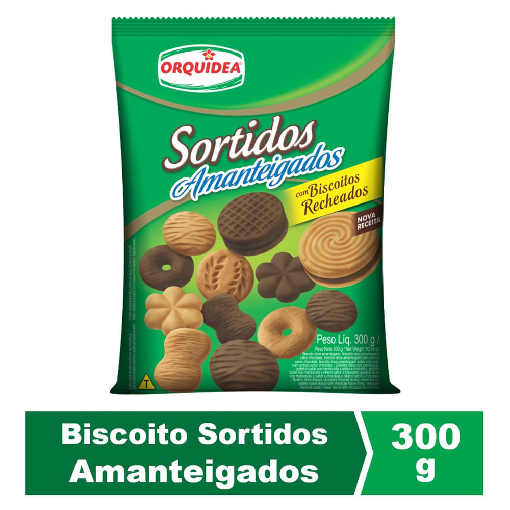 Biscoito Sortidos Amanteigados Orquídea 300g em Promoção | Ofertas na ...