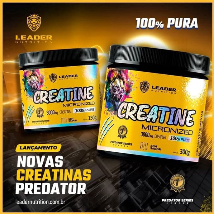 Creatina Creatine Micronizada 150g Leader Nutrition - Original em ...