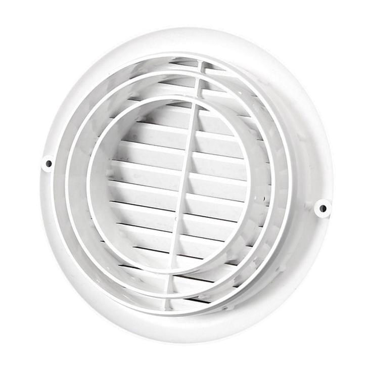 Grade de Ventilação Westaflex com Adaptador, Redonda, 18 x 18 cm em ...