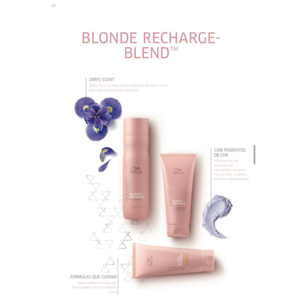 Kit Wella Shamp + Condiconador Blonde Richard + Oil Refelctions em ...