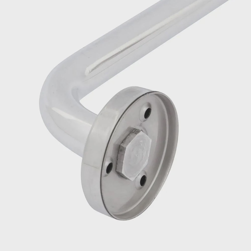 Barra Alça Apoio Kit 2 Uni Aço Inox 50 Cm Anti Queda Evita Acidente ...