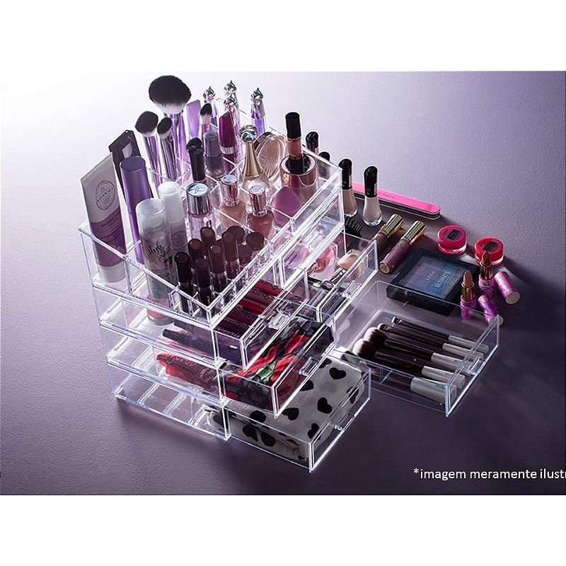 Kit Organizador Cosmeticos 32 X 18,5 X 15,5 Cm em Promoção | Ofertas na ...