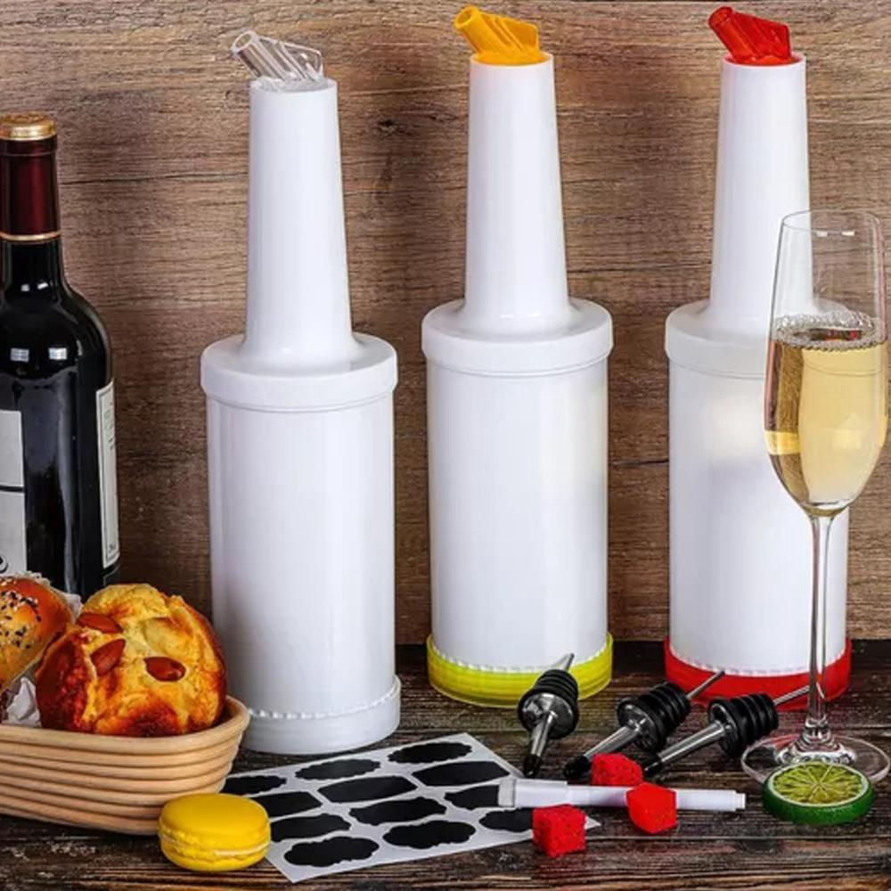 Garrafa Store'n Pour 1 Litro Branca Armazenar Servir Bebidas Pub Bar ...