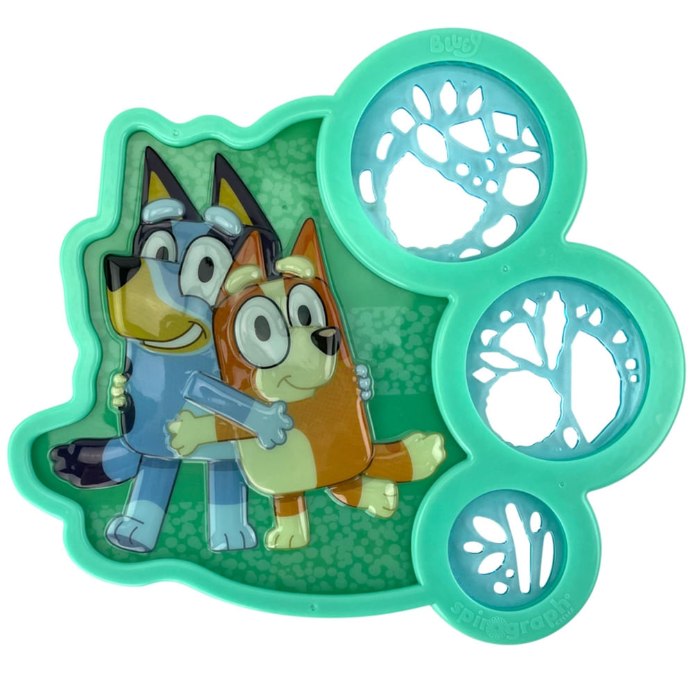 Kit de desenho Spirograph Cyclex Bluey com adesivos para crianças a ...