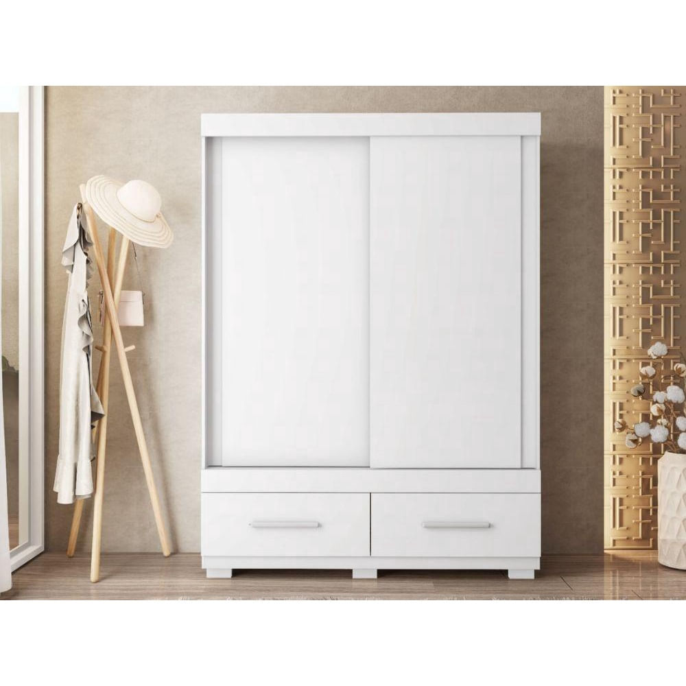 Guarda-roupa Solteiro Sereno 2 Portas 2 Gavetas Branco em Promoção ...